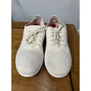 Fitflop | Shoes | Fitflop Fsporty Womens 75 Ivory Uberknit Slipon ...